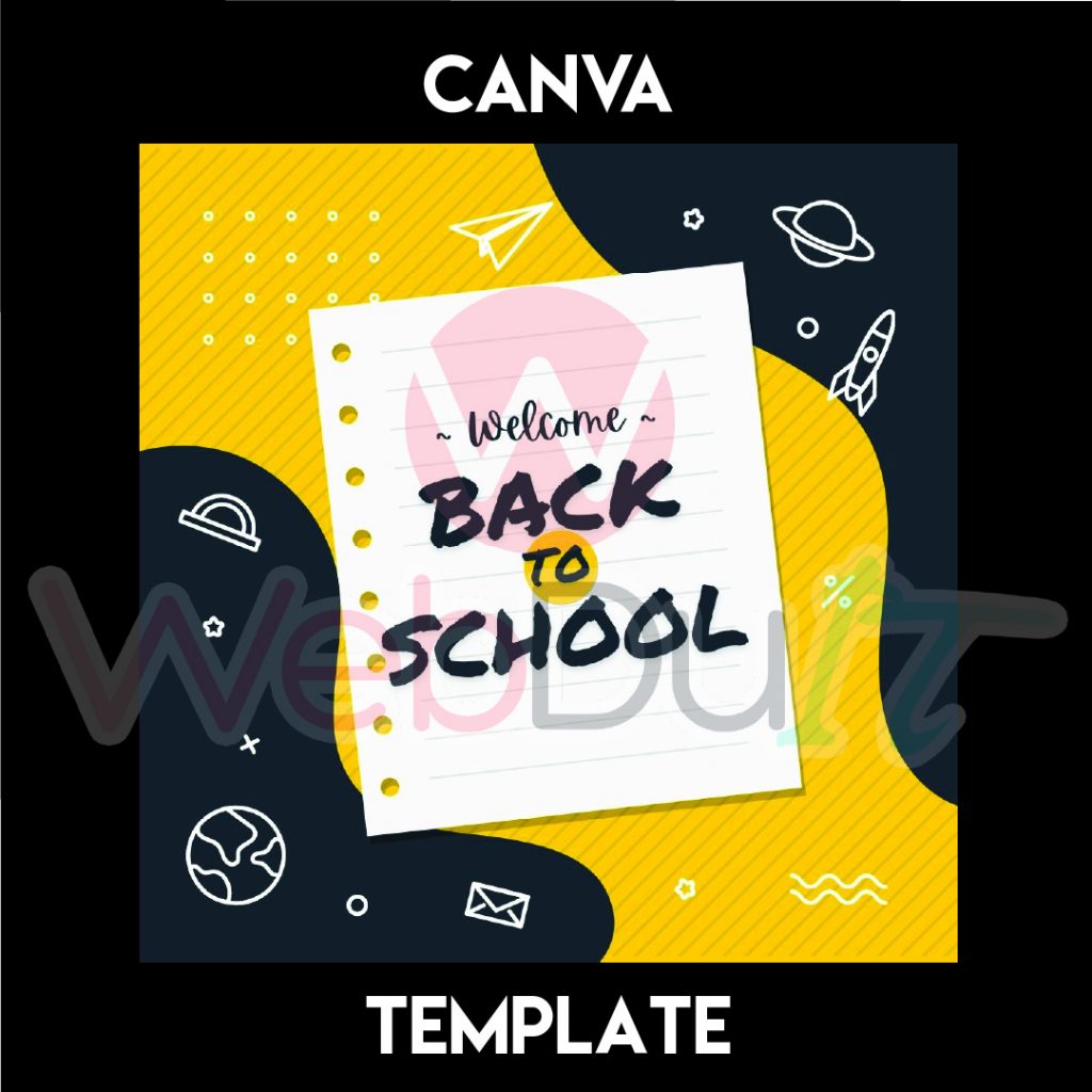 Back to School Canva Template pack 1 – Webduit