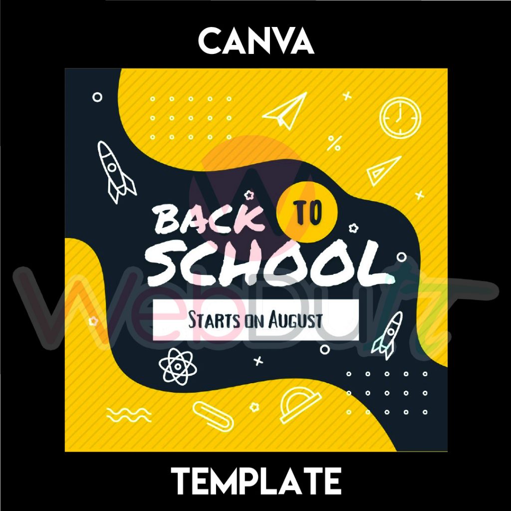Back to School Canva Template pack 1 – Webduit