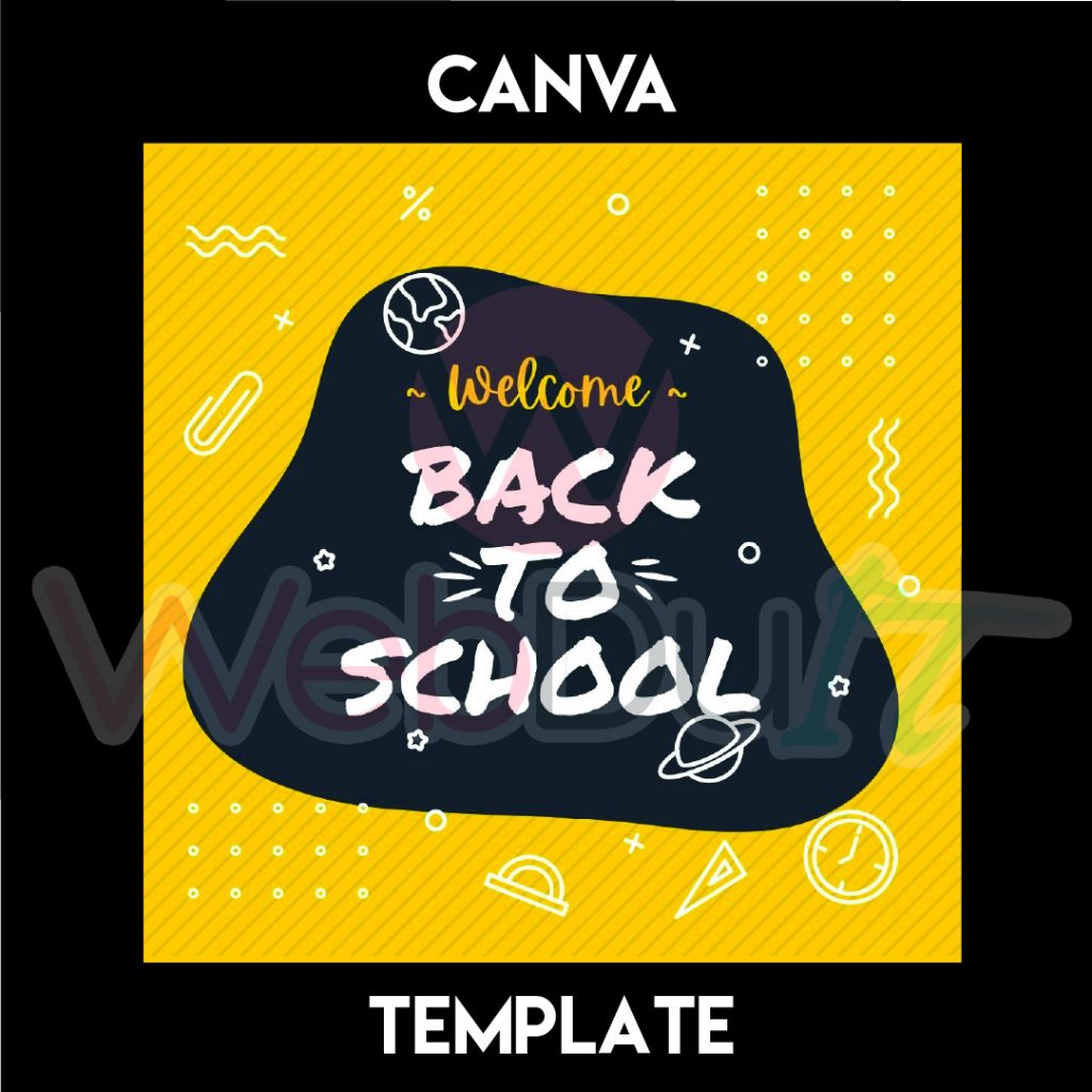 Back to School Canva Template pack 1 – Webduit