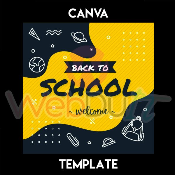 Back to School Canva Template pack 1 – Webduit